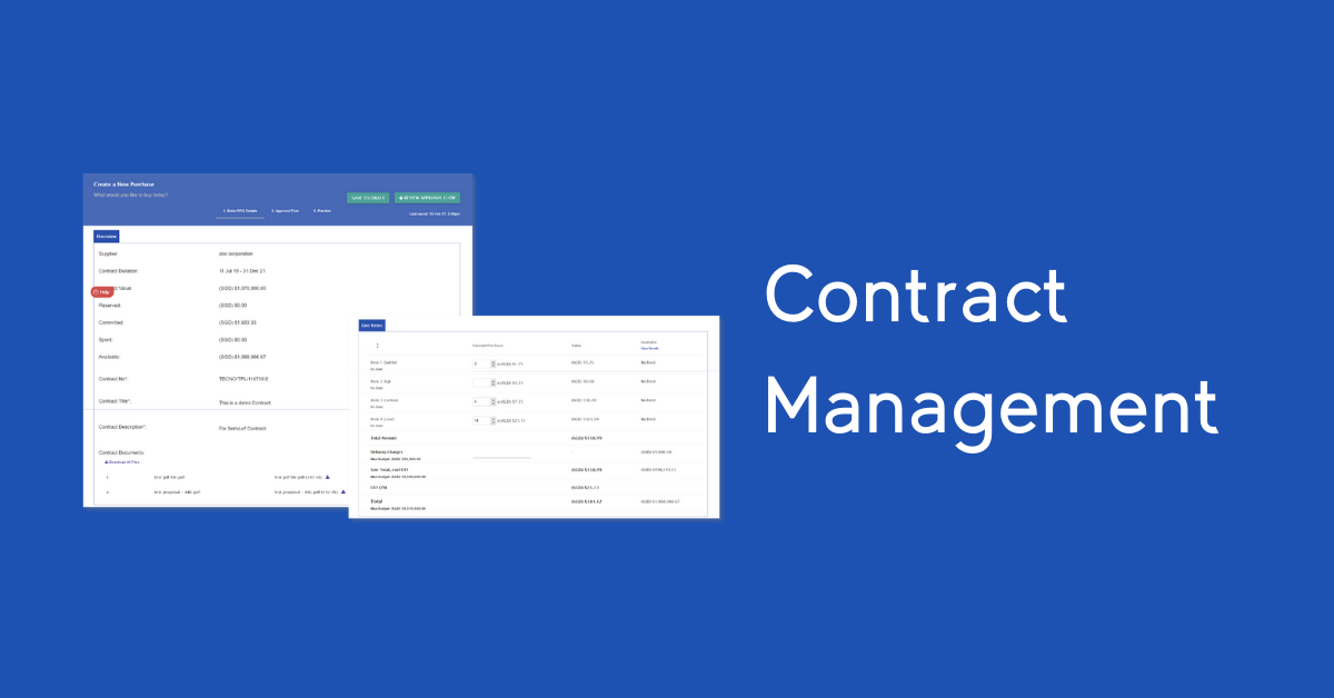 Contract Management | eProcurement | TenderBoard
