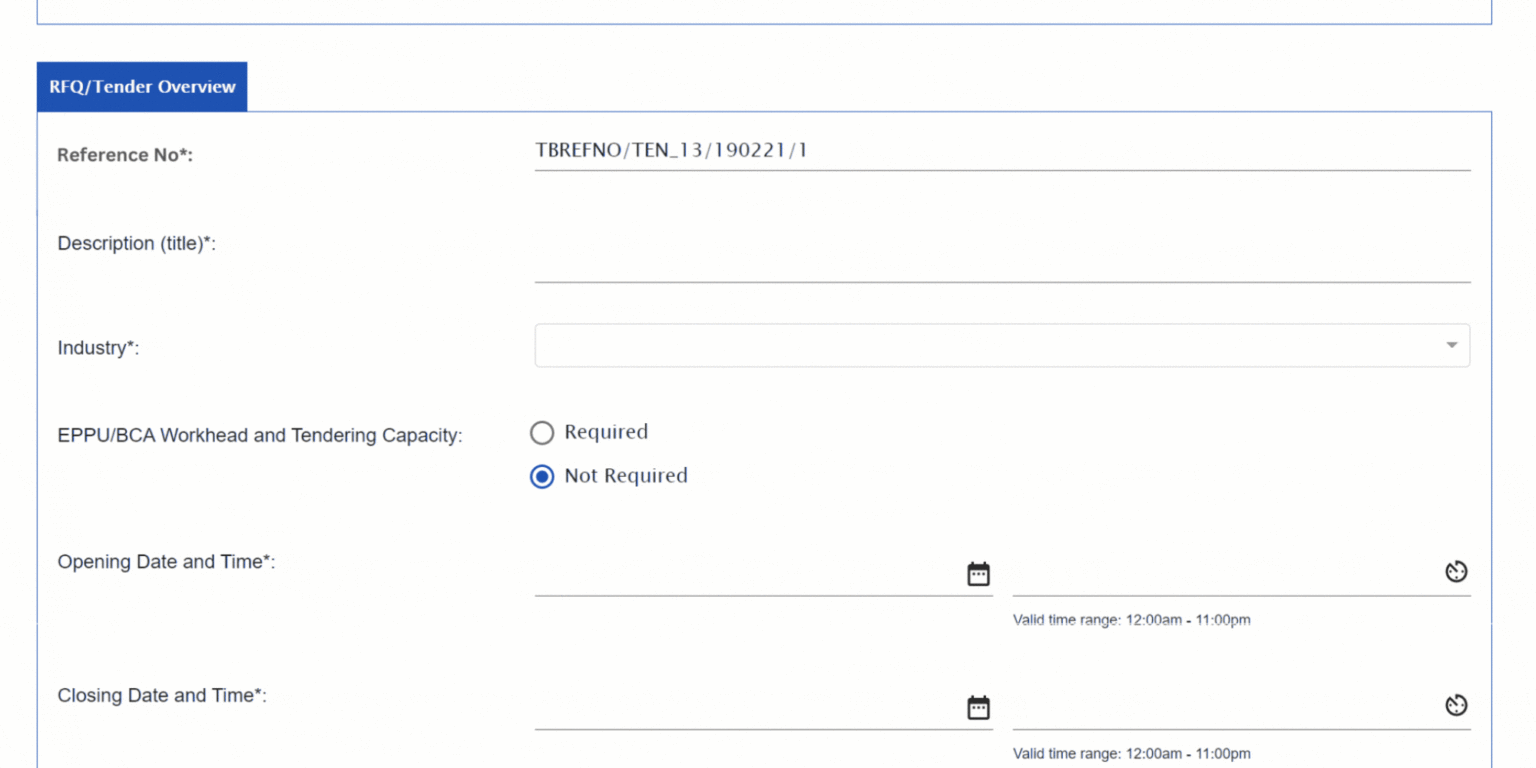 Procure to Pay - TenderBoard eProcurement Platform