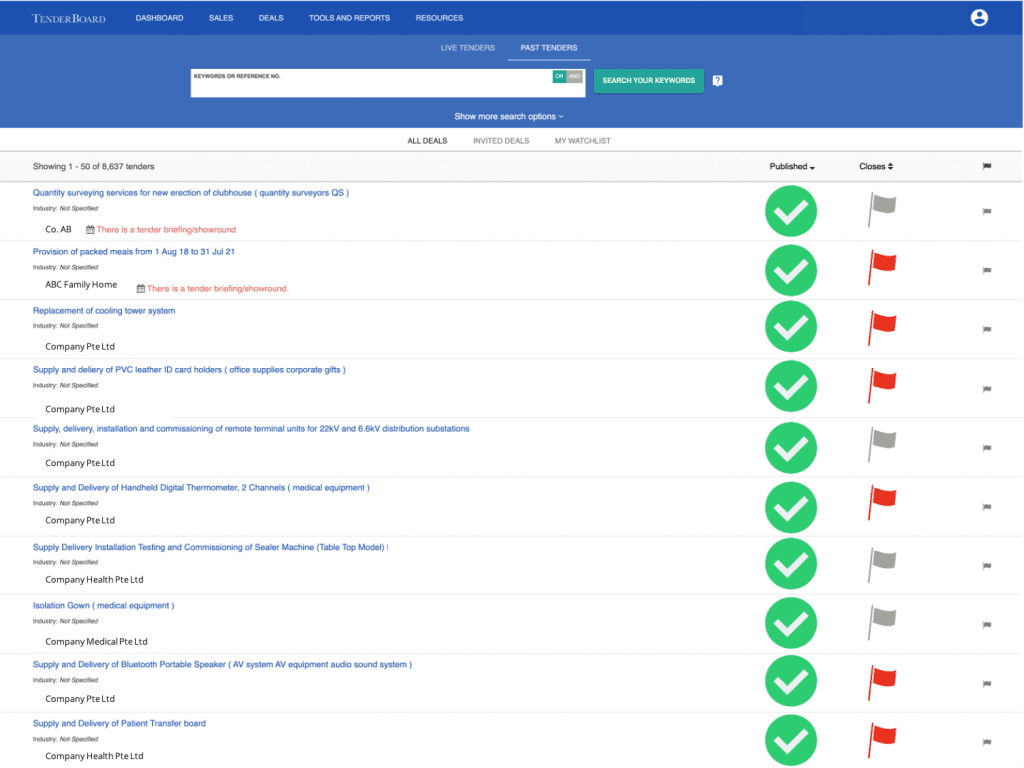 Generate Leads and Business Opportunities | Suppliers | TenderBoard Asia